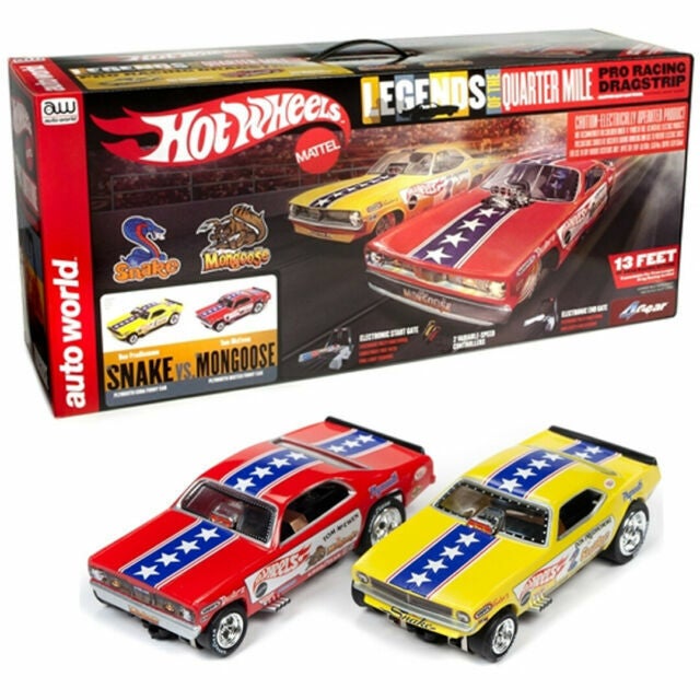 Auto World 13 ft Snake vs Mongoose Drag Set | The Emporium