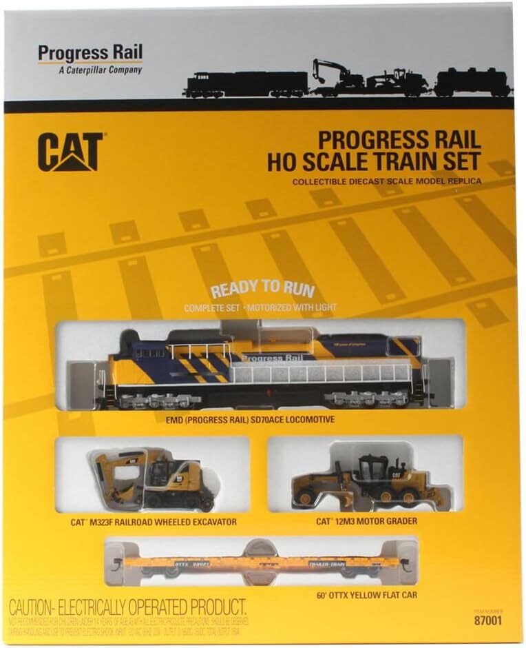 Diecast Masters 87001 Progressive Rail HO Scale Train Set 1/87 Scale | The Emporium